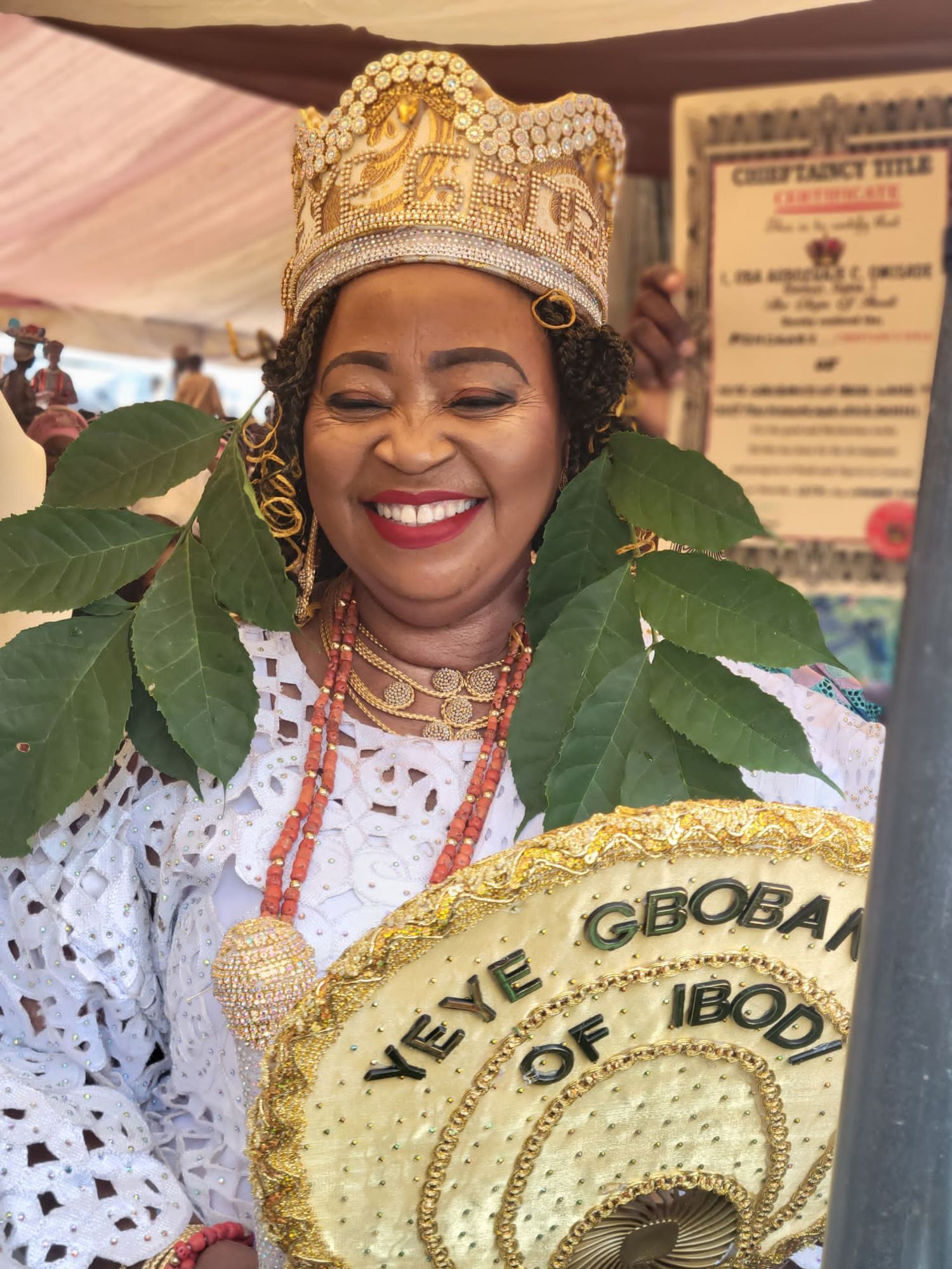 Rev. Bunmi Jenyo congratulates Yeyeluwa Modupeola on conferment as Yeye ...